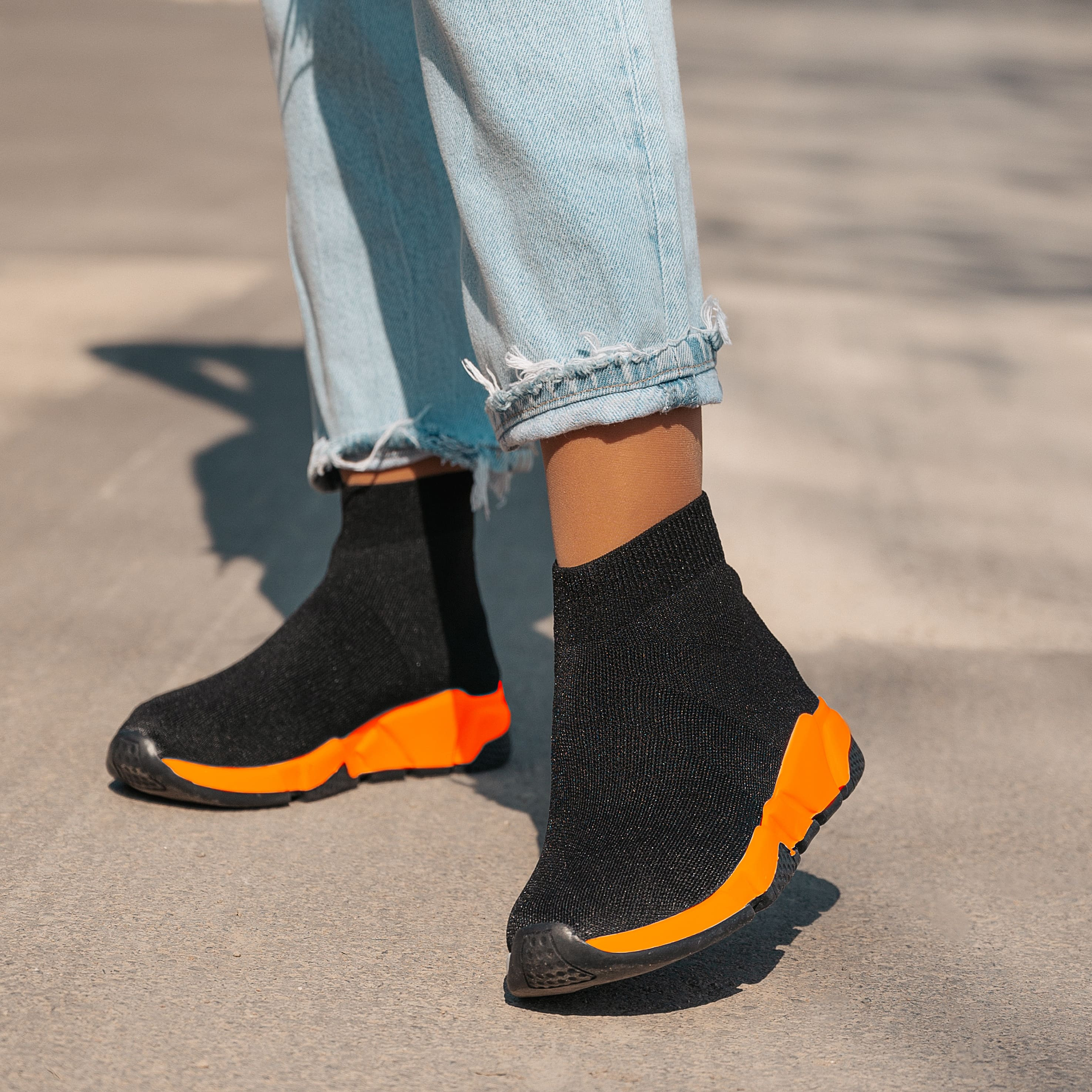 Ženske patike - TS22002 - BLK/ORN - Patike - Ženska obuća